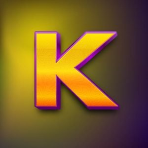 K Name DP pic for WhatsApp, Instagram (Free Download)